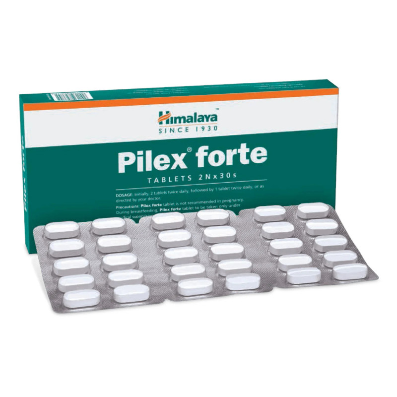 Pilex Forte Himalaya – Silne wsparcie przy hemoroidach | OrganicLab.pl
